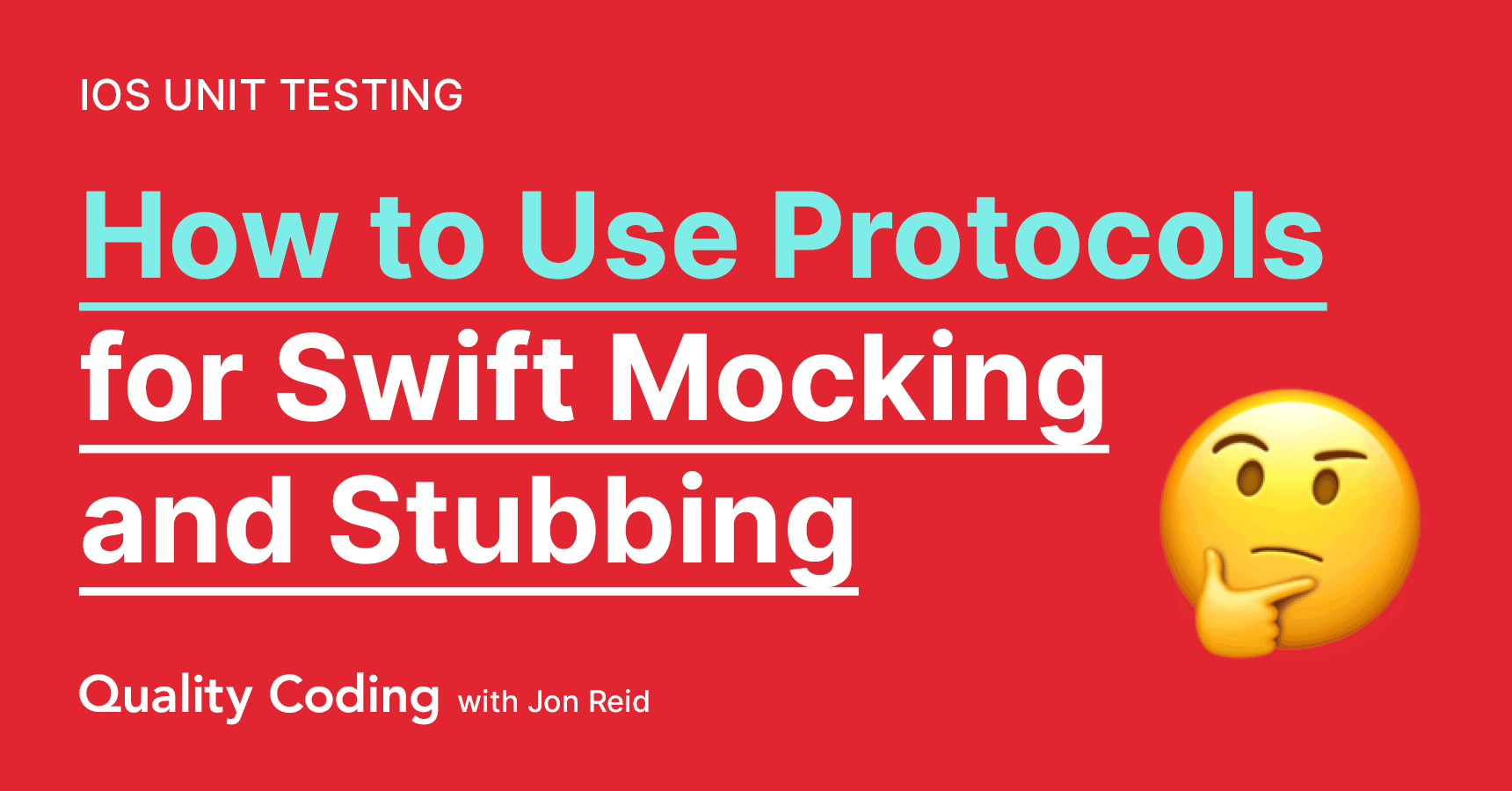 How to Use Protocols for Swift Mocking and Stubbing | Quality Coding